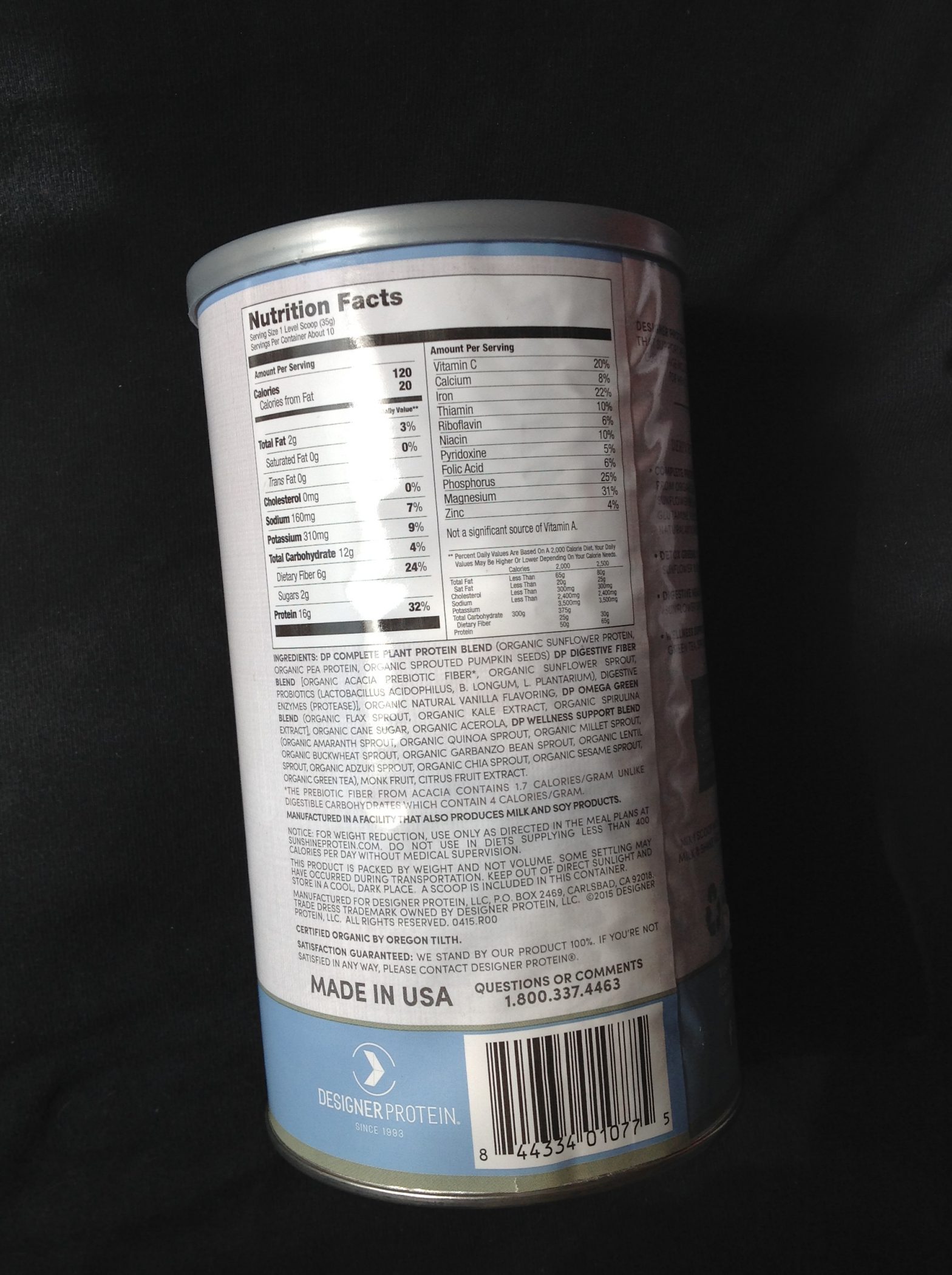 Designer Protein Sunshine Protein Review - SmoothieGains